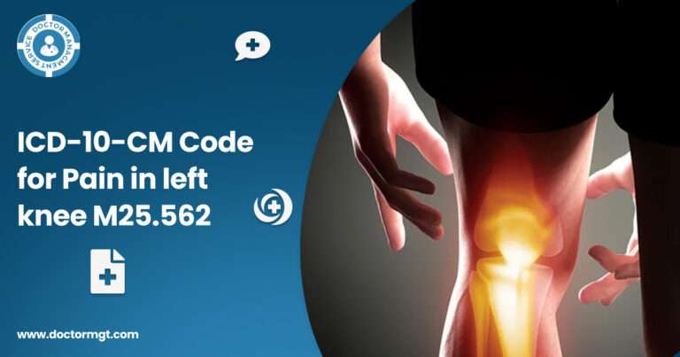 ICD-10-CM Code for Pain in left knee M25.562