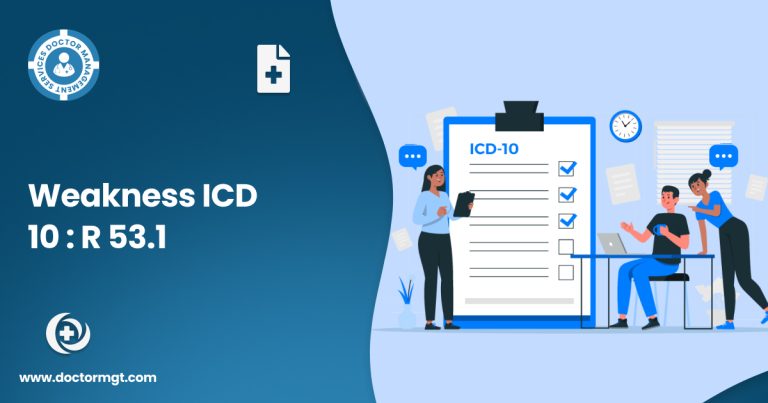 Weakness ICD 10: R 53.1